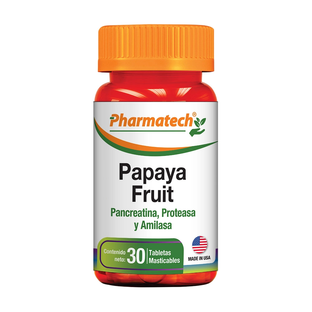 Papaya Fruit. Tabletas Masticable x 30 – Grupo Pharmatech